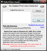How to fix stuck printer jobs